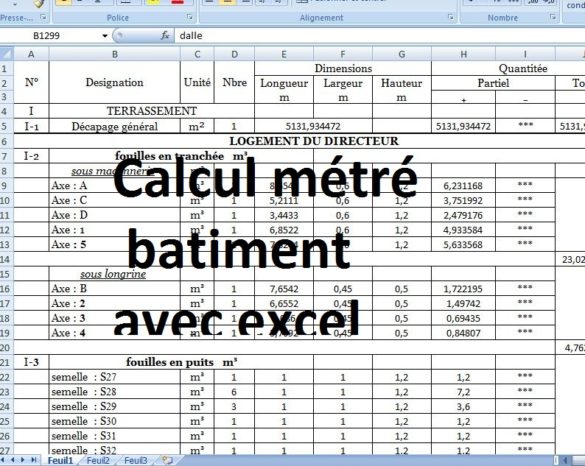 Comment calculer le métré linéaire d'un bâtiment ? - Housekeeping ...