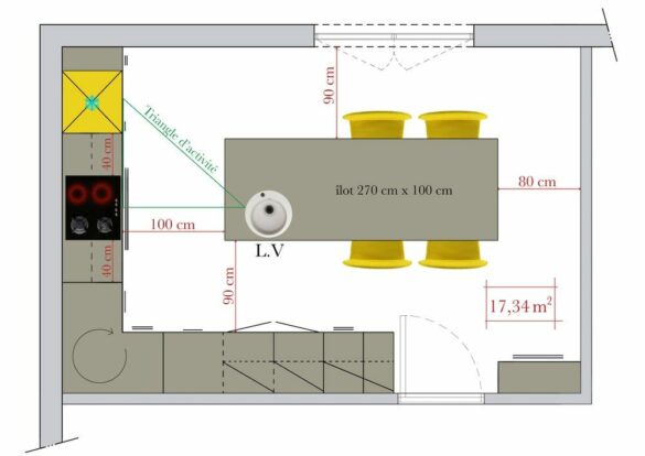 Quelle distance entre mur et table ? - Housekeeping Magazine : Idées ...